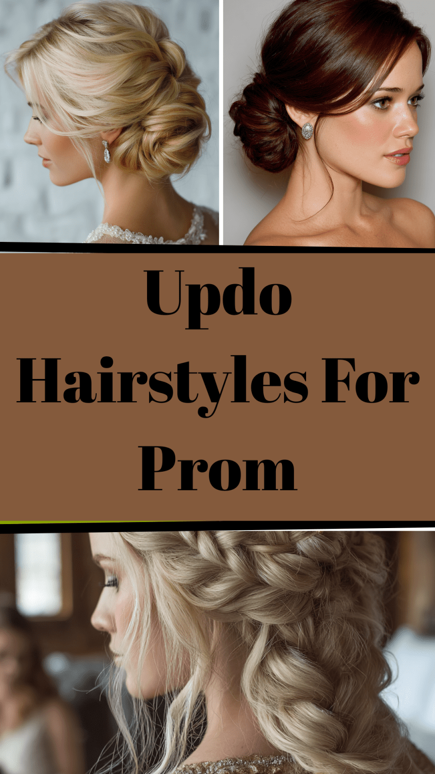 Updo Hairstyles For Prom: Low Bun Elegance & Simple DIY Styles - Tress ...