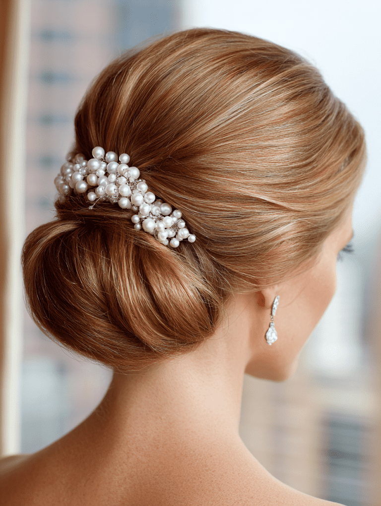 Updo Hairstyles For Prom: Low Bun Elegance & Simple DIY Styles - Tress ...